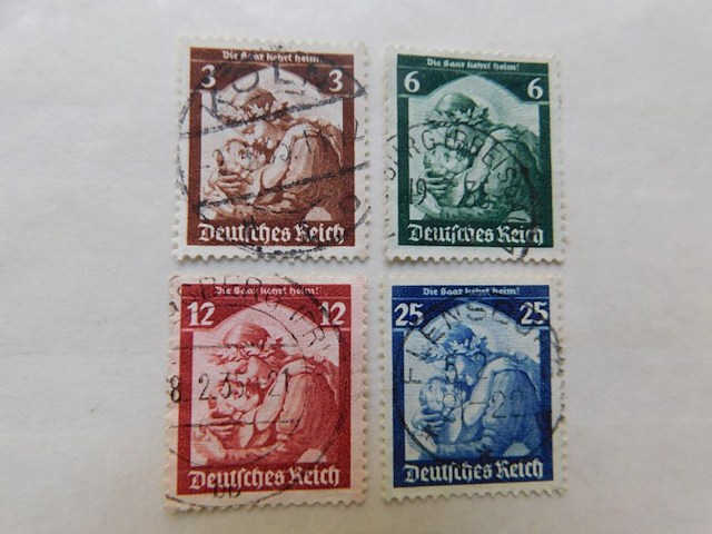 DEUTSCHES REICH 1935 KOMPLET SERIJA