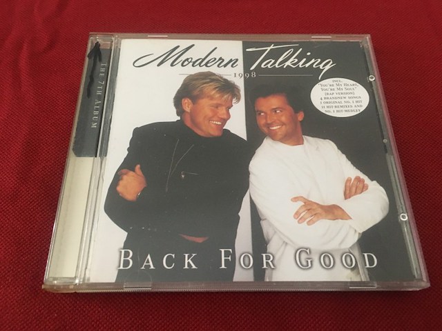 CD - Modern Talking - Back For Good