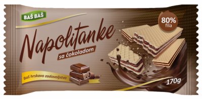 NAPOLITANKE ČOKOLADA BAŠ BAŠ 170G
NAPOLITANKE ČOKOLADA BAŠ BAŠ 170G