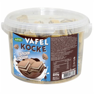 NAPOLITANKE KOCKA MLEKO&ČOKOLADA BAŠ BAŠ 800G
NAPOLITANKE KOCKA MLEKO&ČOKOLADA BAŠ BAŠ 800G