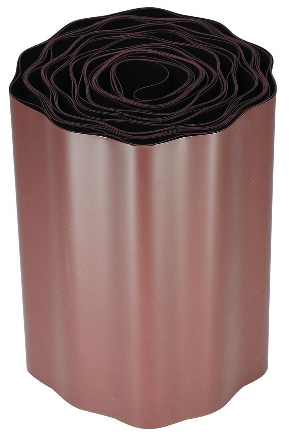 ogradica za travu pvc 15cmx9m BRAON 2210357