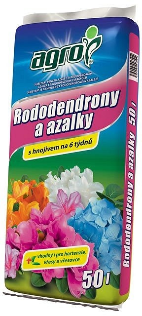 zemlja za cveće AZAELA RHODODENDRON 50lit Agro