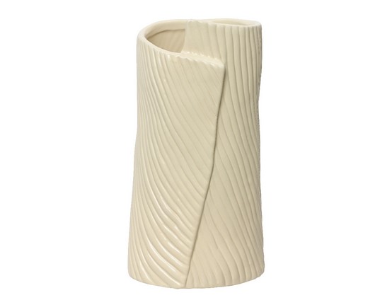 Vaza STONEWARE ROUND 20cm 644844 - Beige - KMG