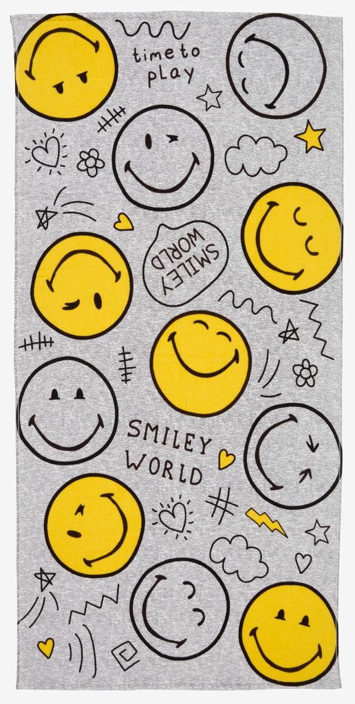 Dečji peškir velur SMILEY 70x140