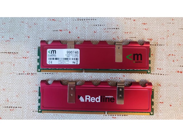 MUSHKIN RED LINE 2x2GB KIT DDR3 1600MHz