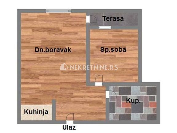 Jednoiposoban 40m2 Telep