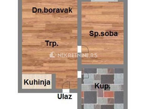 Dvosoban 38m2 Bulevar Patrijarha Pavla