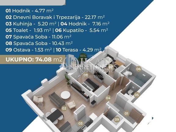 Stara Pazova 74,08m2 novogradnja ID#3517