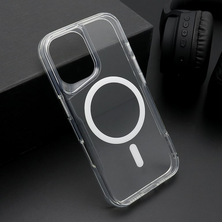 Zastitna maska (futrola) AURA MagSafe - iphone 16 (6.1) bela (MS)