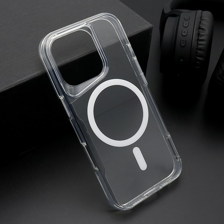 Zastitna maska (futrola) AURA MagSafe - iPhone 16 Pro (6.3) bela (MS)