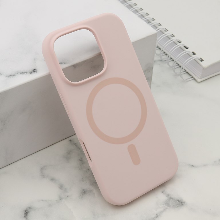 Zastitna maska (futrola) PURE MagSafe - iPhone 16 Pro (6.3) roze (MS)