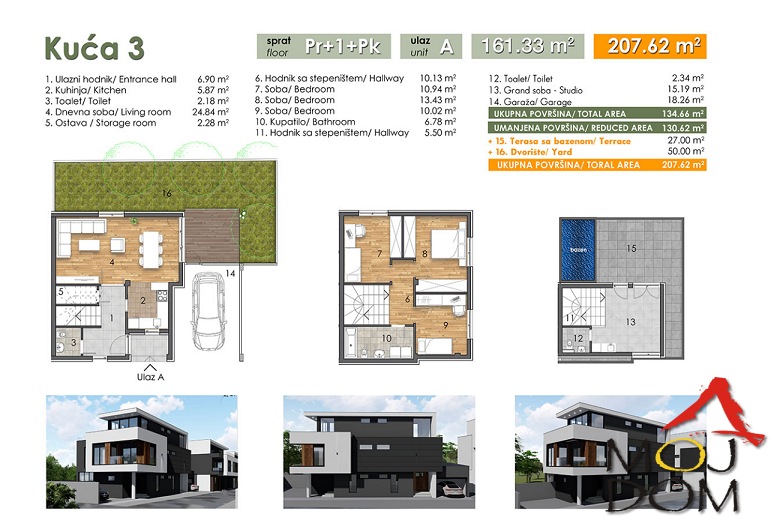 Kuca,PETROVARADIN,ALIBEGOVAC,kv: 181, € 317100, ID: 3003356