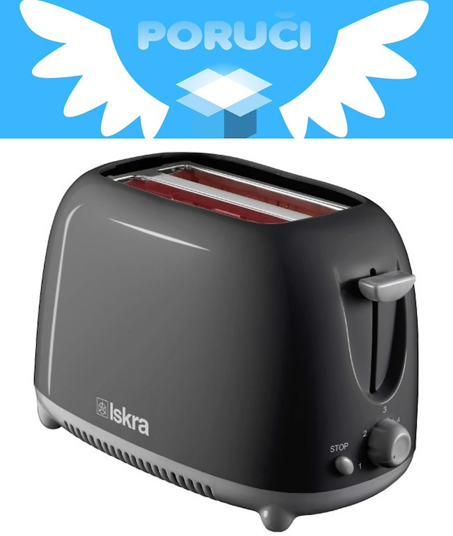 ISKRA toster 750W THT-8866-BL