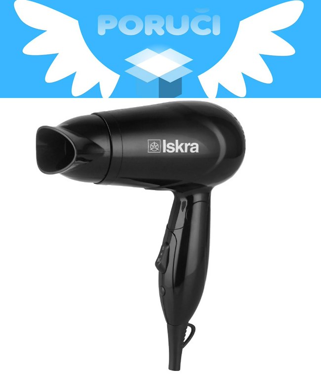 ISKRA fen za kosu 1200W RH-1818-1/BK