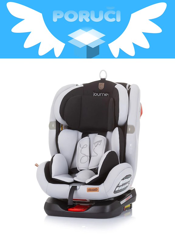 Chipolino Auto Sedište Za Decu Journey Isofix 0-36Kg Glacier