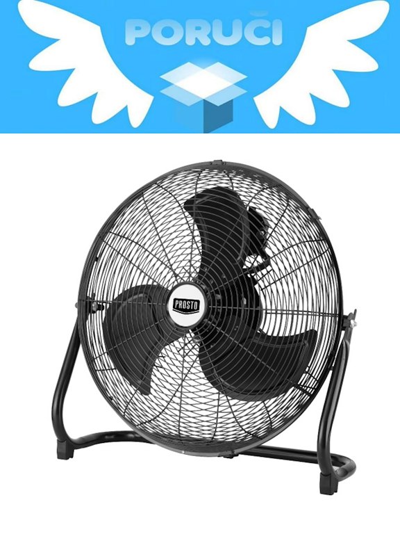 PROSTO podni ventilator 40cm FF40M/BK