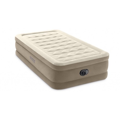 Intex twin ultra plush airbed with fiber-tech rp 64426ND