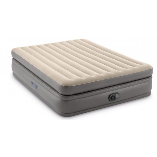 Intex queen comfort elevated airbed w/ fiber-tech rp 64164ND