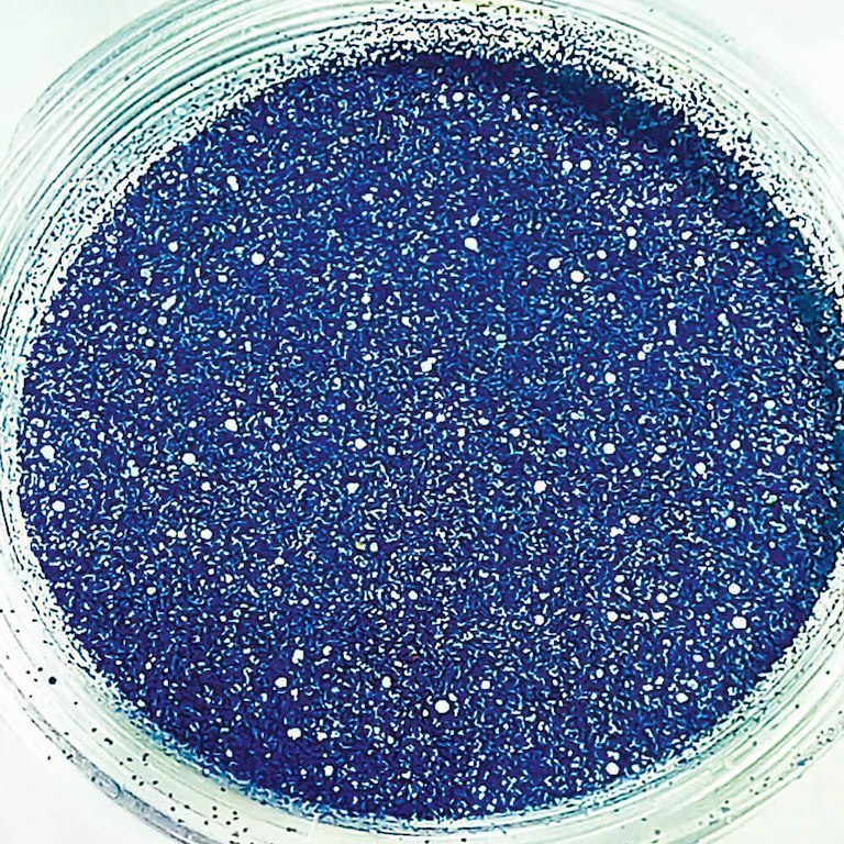 Kobalt plavi glitter prah No.27