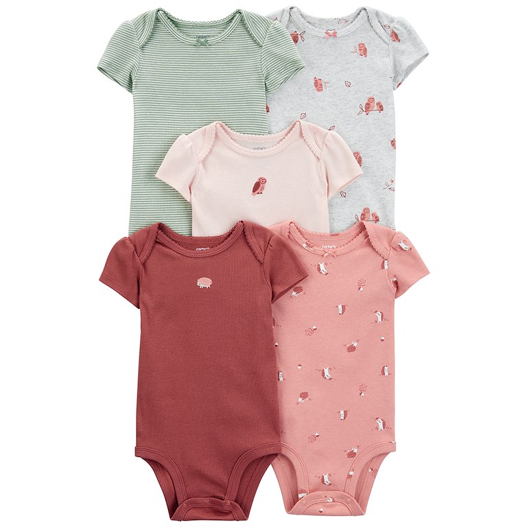 Carter's bodi za bebe devojčice - set od 5 kom. BZ241R599410