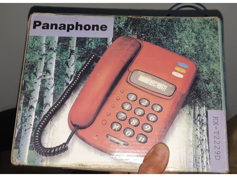 PANAPHONE stari ŽIČNI TELEFON (PLAVE BOJE)