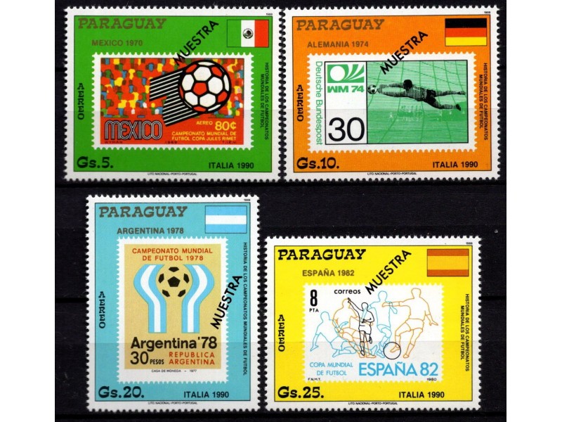 Paraguay 1988. Fudbal, Italija, AEREO