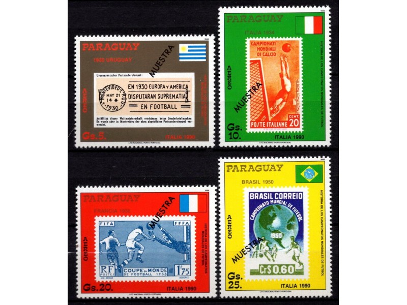 Paraguay 1988. Fudbal, Italija, AEREO