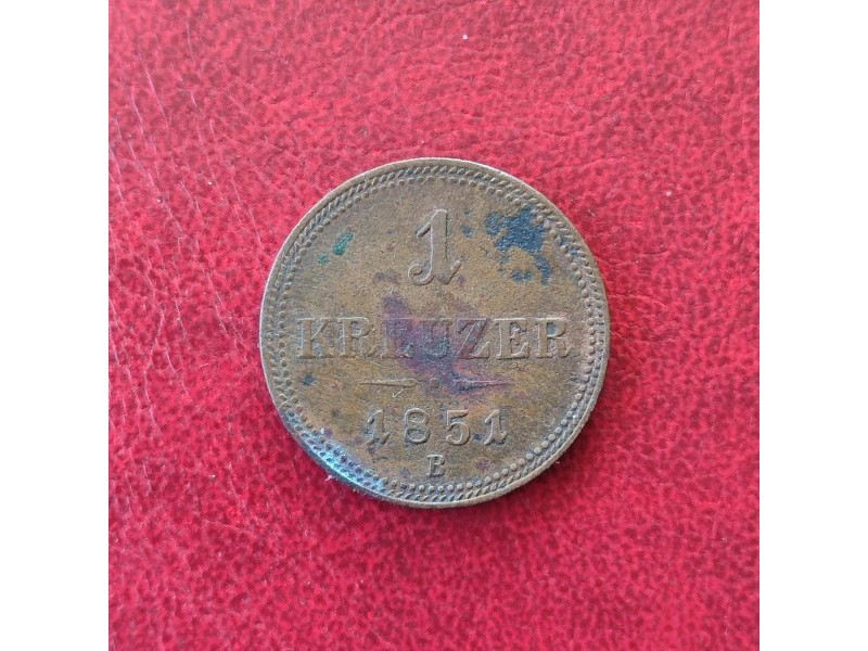 1 KREUZER 1851 B