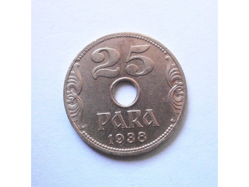 25 para 1938