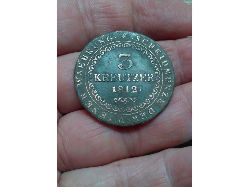 KO 170 - Austrija - 3 kr 1812 B -