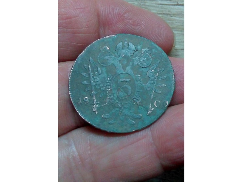 KO 173 - Austrija - 3 kr 1800 E -