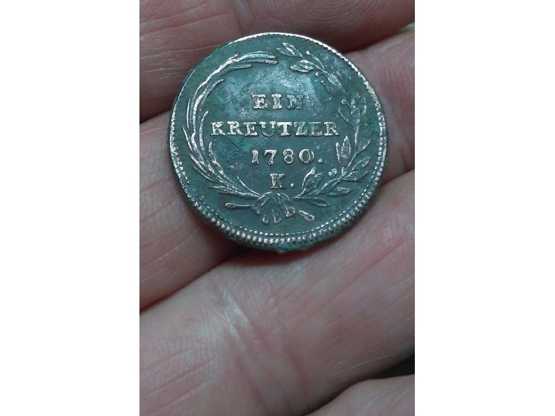 KO 175 - Austrija - 1 kr 1780 K -