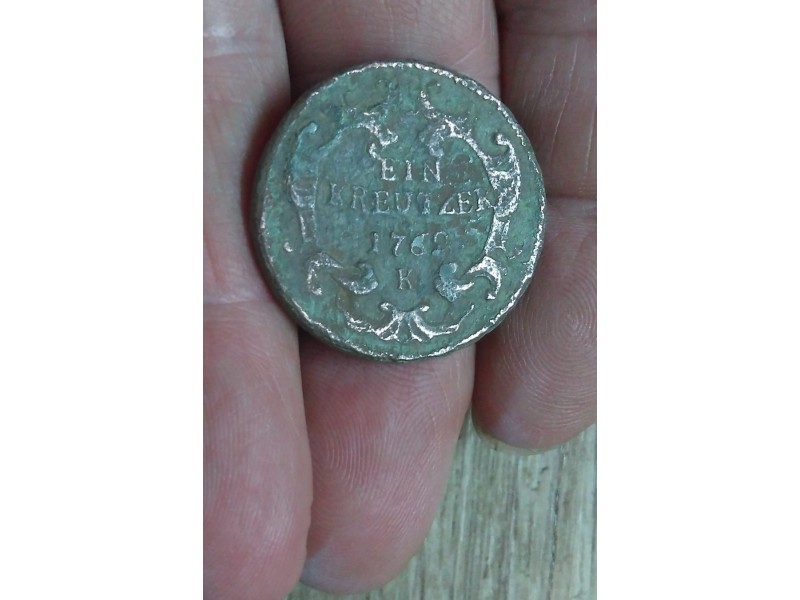 KO 179 - Austrija - 1 kr 1762 K -