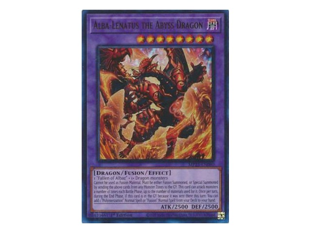 Yu-Gi-Oh! Alba-Lenatus the Abyss Dragon - MP23-EN080