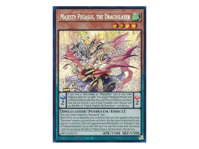 Yu-Gi-Oh! Majesty Pegasus, the Dracoslayer - MP23-EN173