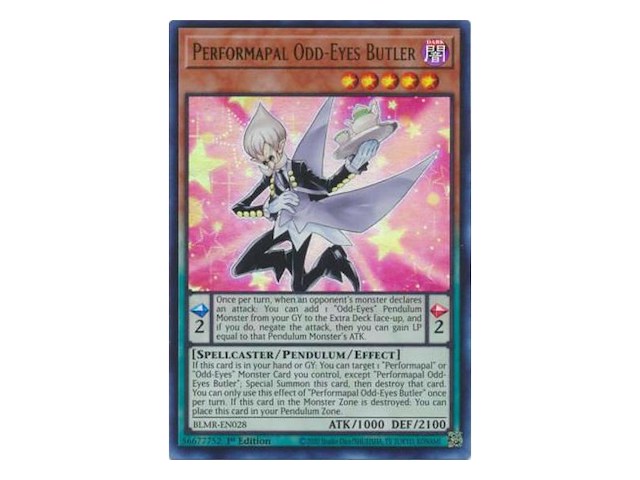 Yu-Gi-Oh! Performapal Odd-Eyes Butler - BLMR-EN028