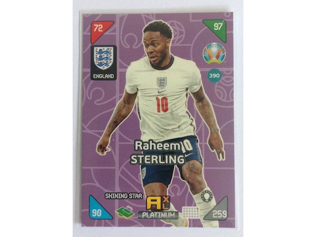 2021 Adrenalyn XL UEFA Euro Kick Off Sterling Shining