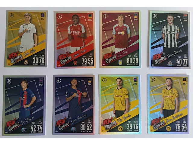 2023/24 Match Attax UEFA CL New Signings Set 17 Kartica