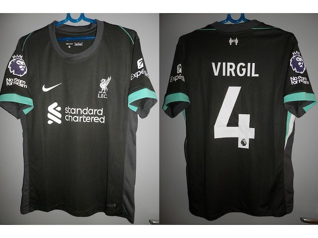 Liverpool dres 2024-25 Virgil Van Dijk 4 (Gostujući)