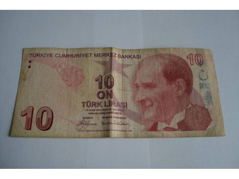 TURSKA - 10 LIRA