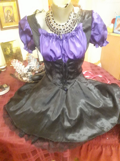 HALJINA GOTHIC WITCH DRESS