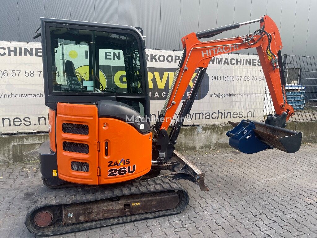 Hitachi ZX 26 U-5 A mini bager