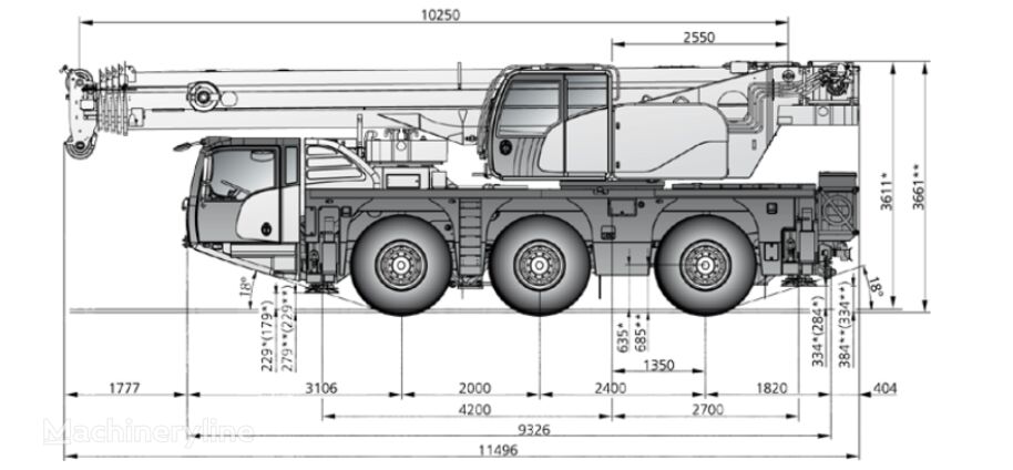 Terex Challenger 3160 pokretna dizalica