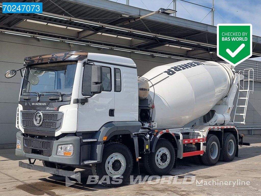 Novi Shacman M3000 S 8X4 8m3 Liebherr mixer Manual Big-Axle Steelsuspension kamion s mešalicom za beton