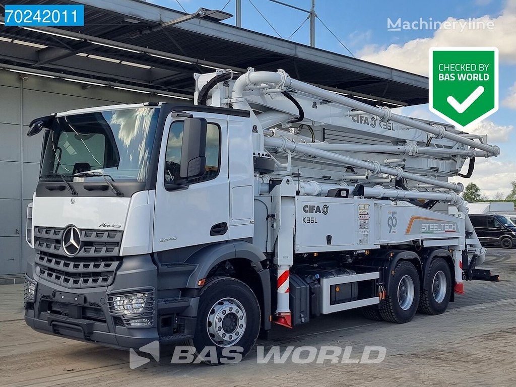 Nova Mercedes-Benz Arocs 2640 6X4 NEW! CIFA K36 4L Big-Axle Euro 6 pumpa za beton