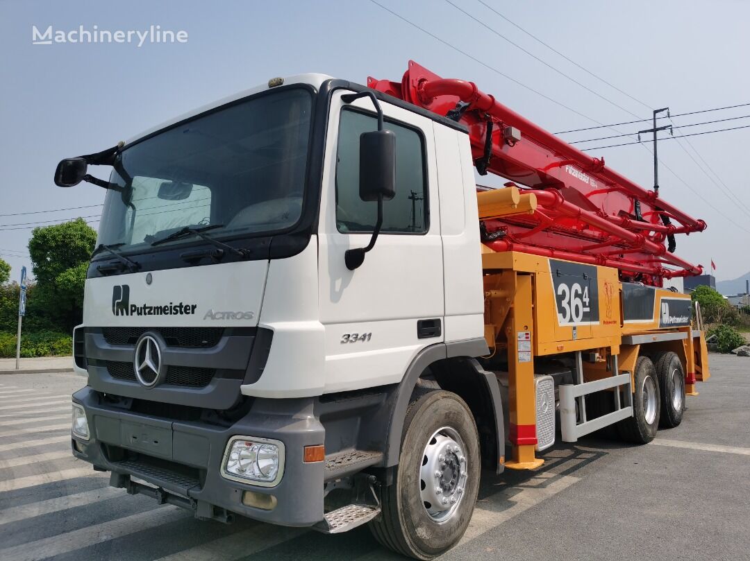 Putzmeister 36mts 4 140h na šasiji Mercedes-Benz Actros 3341 pumpa za beton