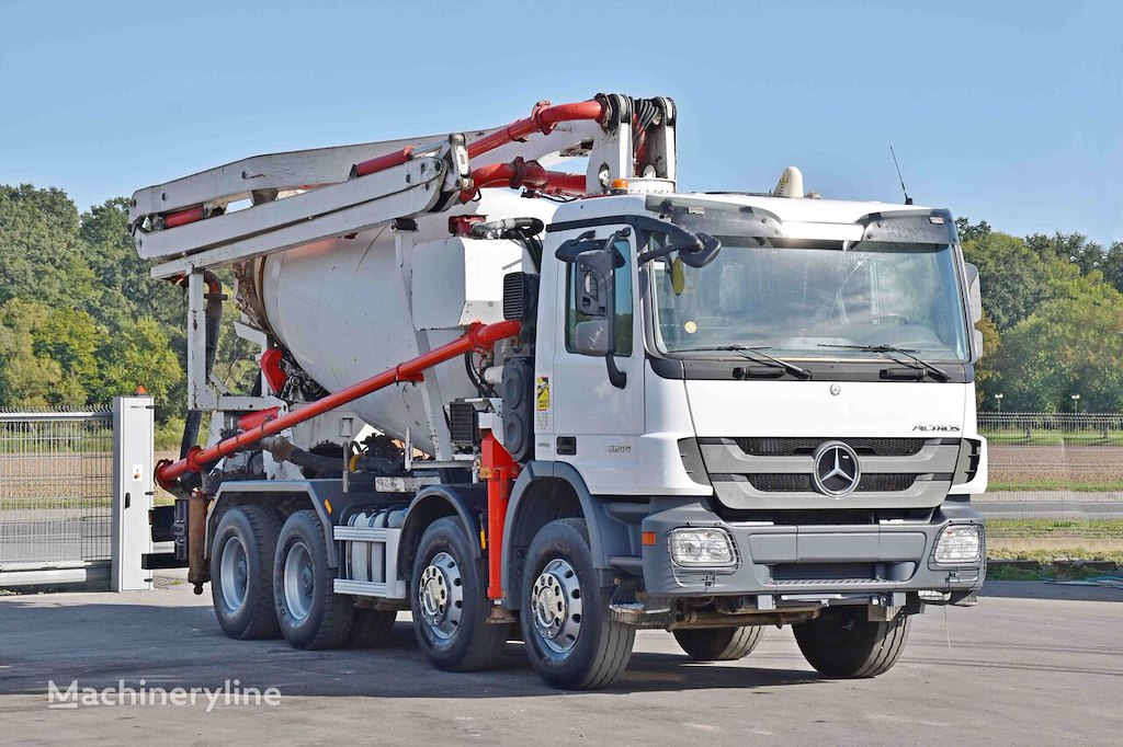 Mercedes-Benz ACTROS 3244 * Betonpumpe 24 m + FUNK * 8x4 * TOP pumpa za beton