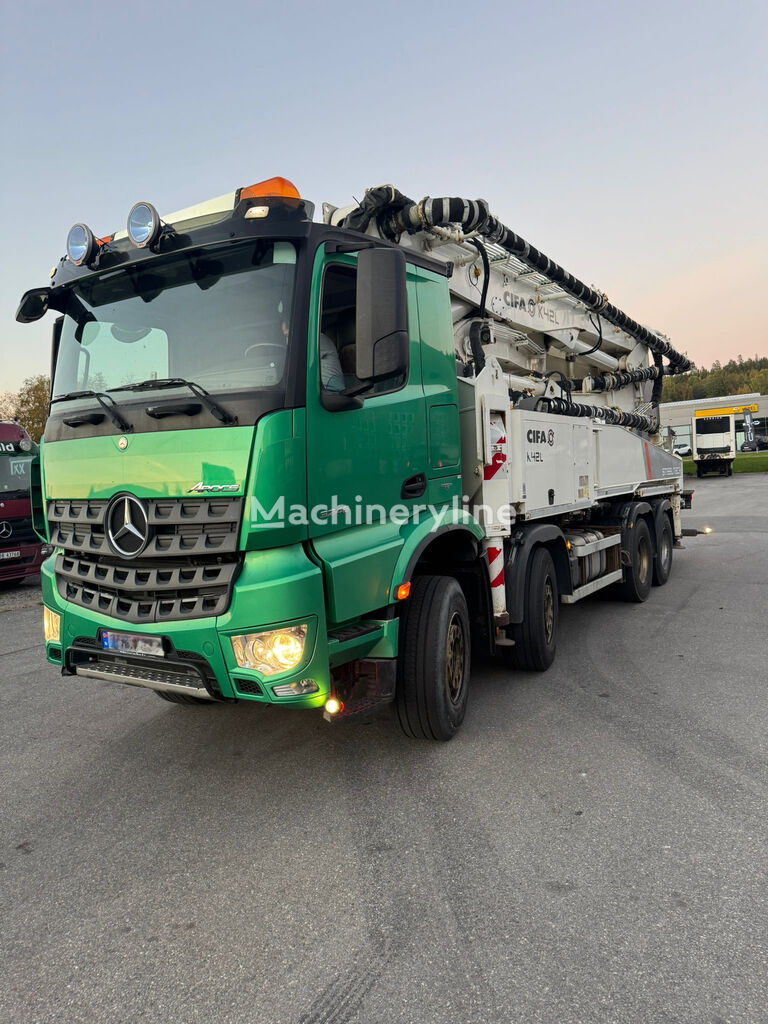 Cifa na šasiji Mercedes-Benz AROCS 3248 8x4 + Cifa 42 mtr.  pumpa za beton