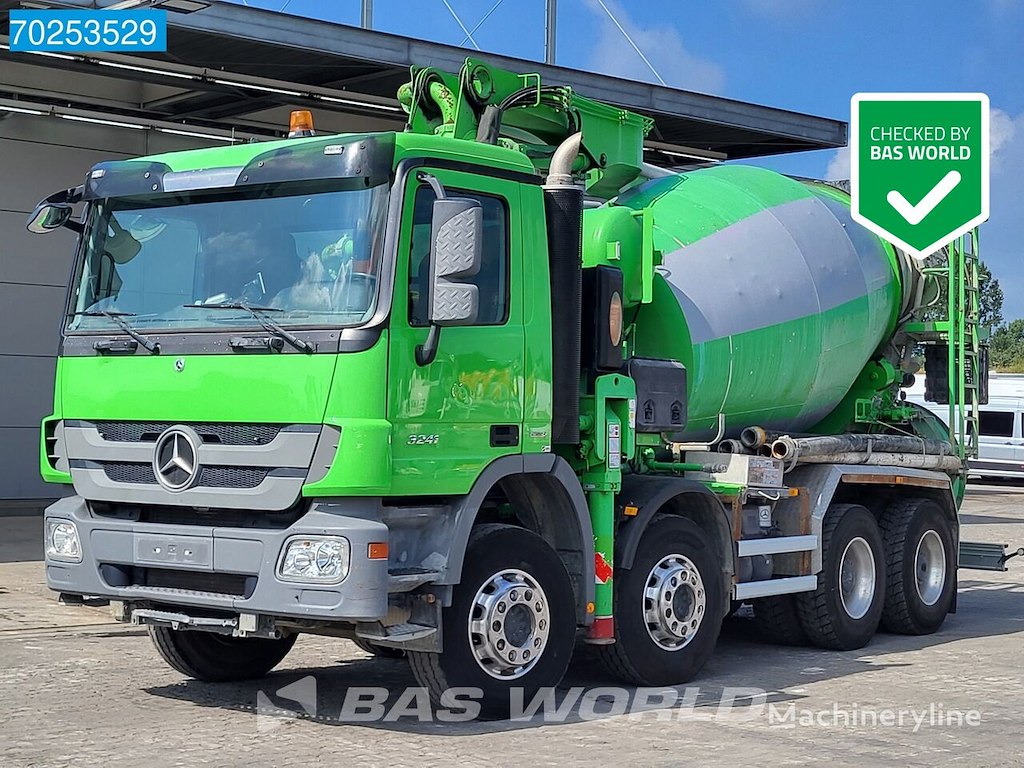 Mercedes-Benz Actros 3241 8X4 Putzmeister Pumi 21-3.67 Q Big-Axle Steelsuspens pumpa za beton