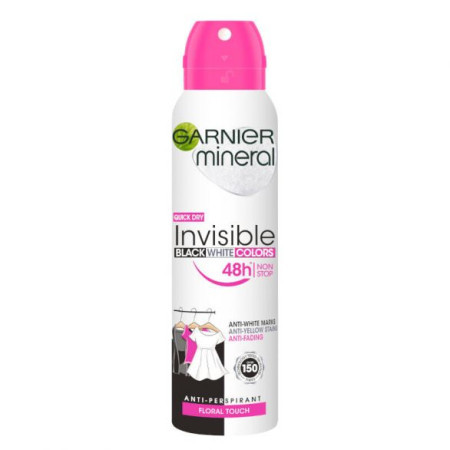 Garnier Deo Mineral Invisi Black, White&Colors Sprej 150 ml ž( 1003009538 )